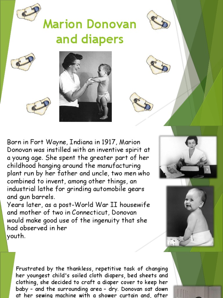 Marion Donovan | PDF | Diaper | Invention