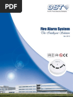 GST Fire Alarm System Overview | PDF | Sensor | Electrical Engineering