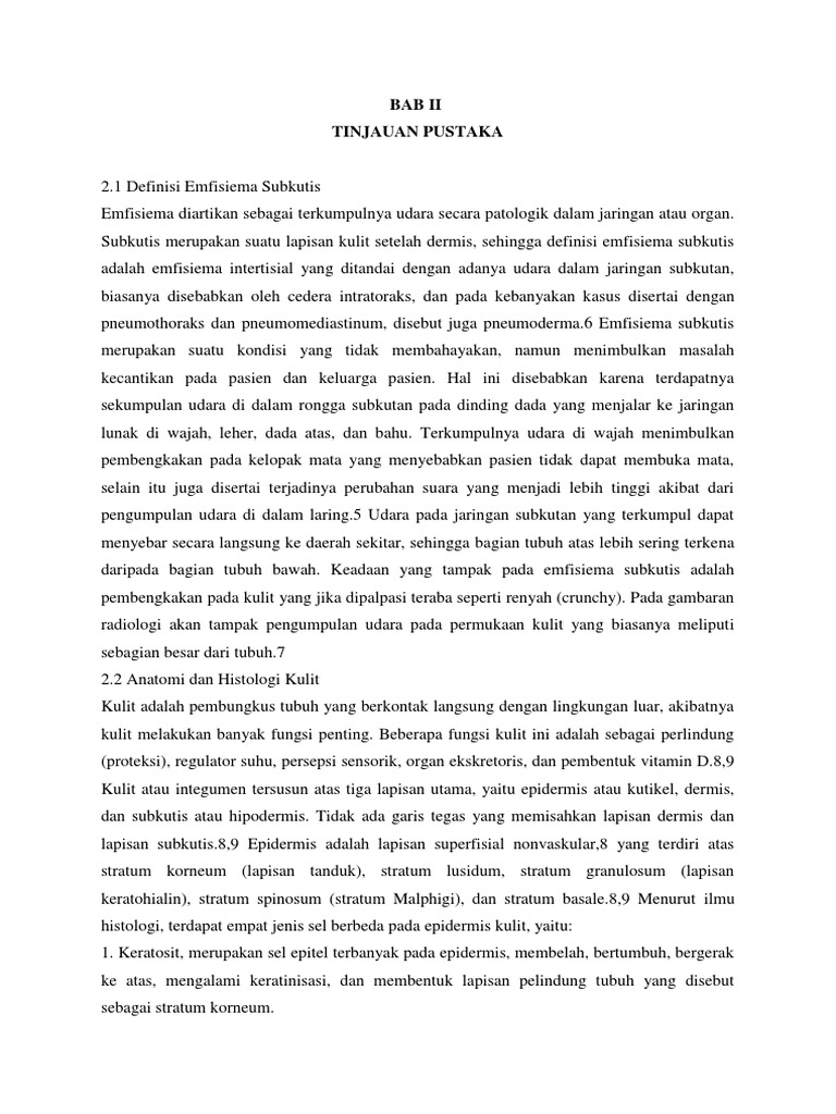 Emfisema Subkutan | PDF