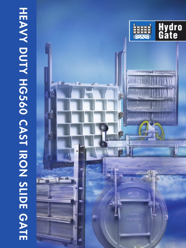 Cast Iron Slide Gates-HYDROGATE | Gear | Screw