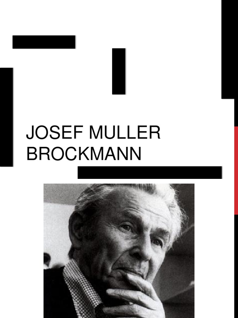 Josef Muller Brockmann Portrait