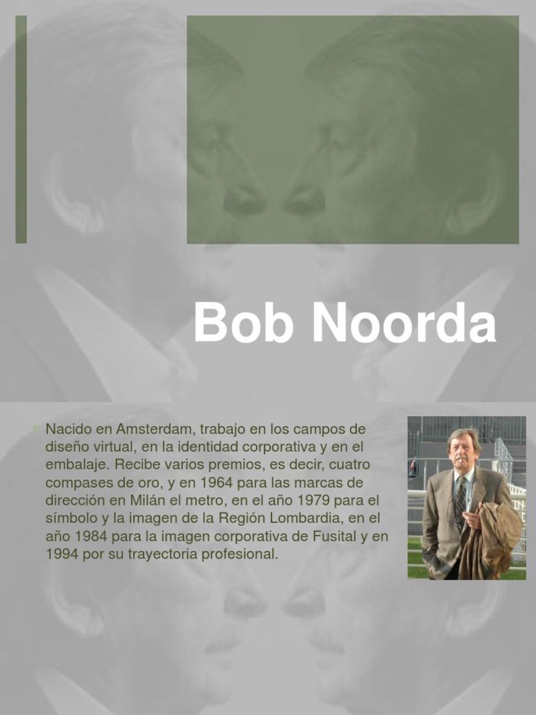 Bob Noorda: Pionero del Diseño Gráfico | PDF | Negocios | Arte