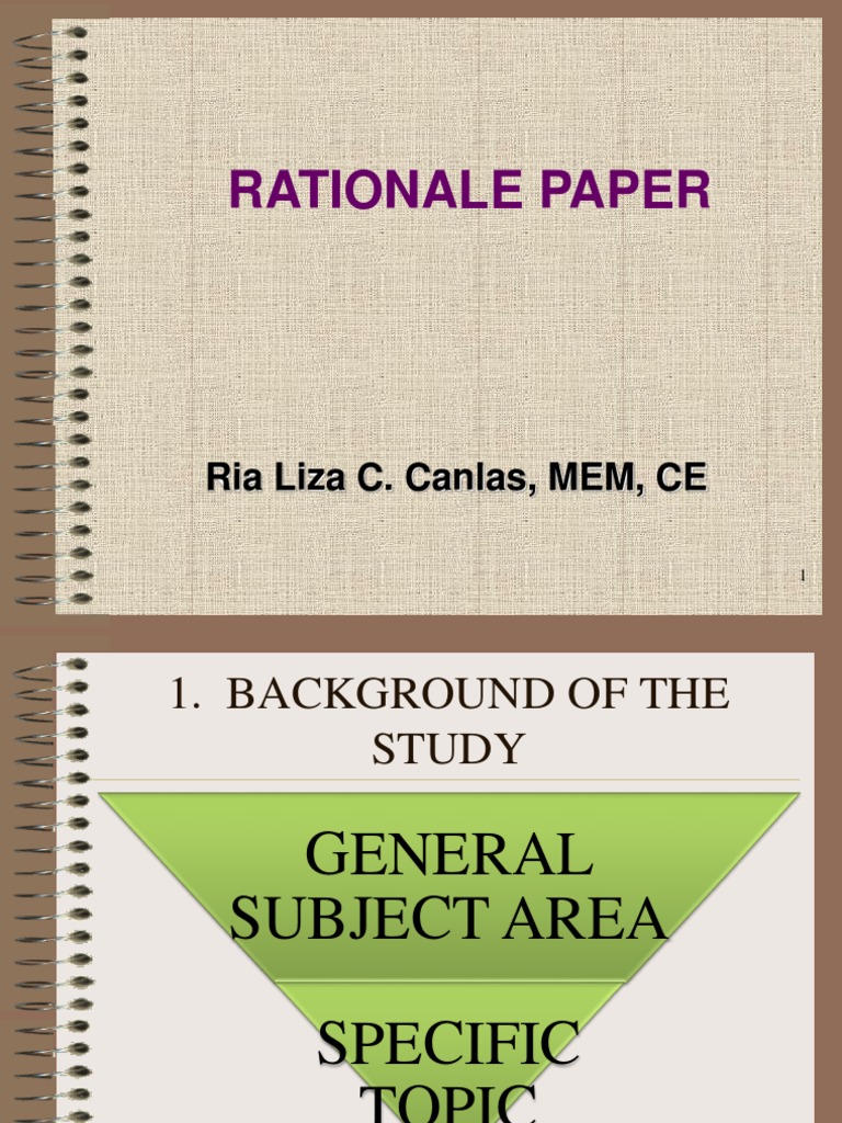 Rationale Paper Format | PDF | Machines | Biodegradation