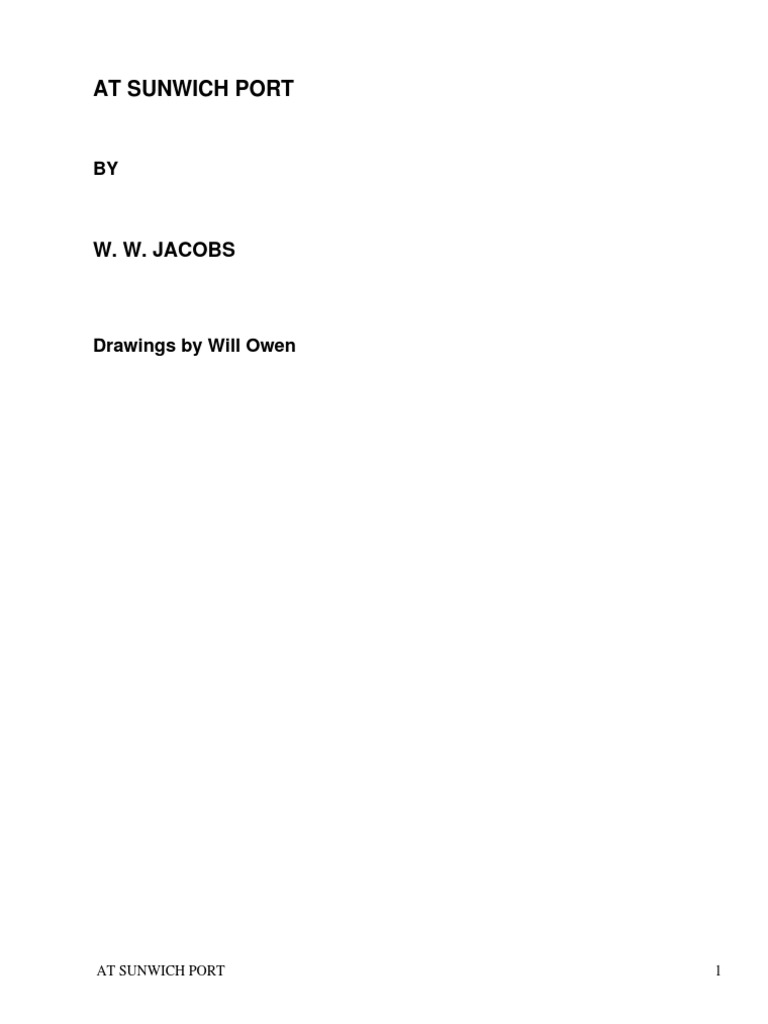 At Sunwich Port: Chapter 4 Insights | PDF | Mystery, Thriller & Crime ...