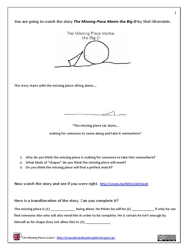 The Missing Piece Lesson | PDF