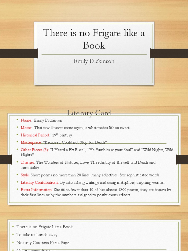 There Is No Frigate Like A Book | PDF | Poetry