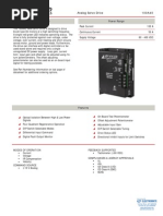 Advanced Motion Controls S16A8 | PDF | Power Supply | Amplifier