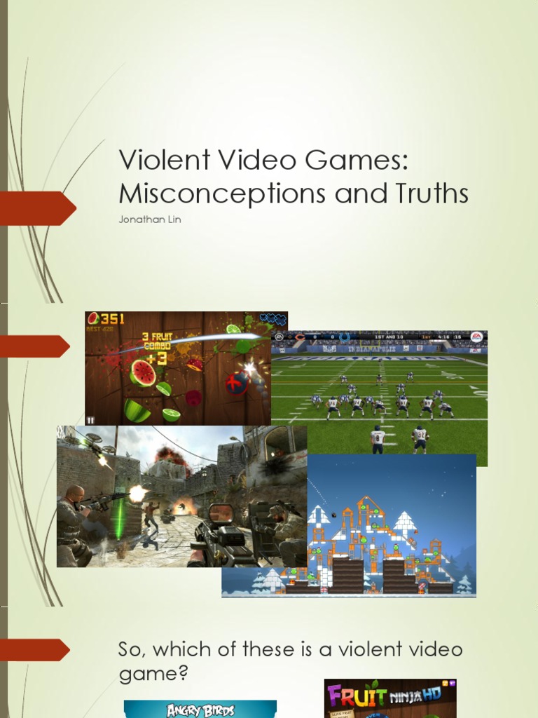 Violent Video Games: Myths vs. Facts | PDF | Aggression | Psychology