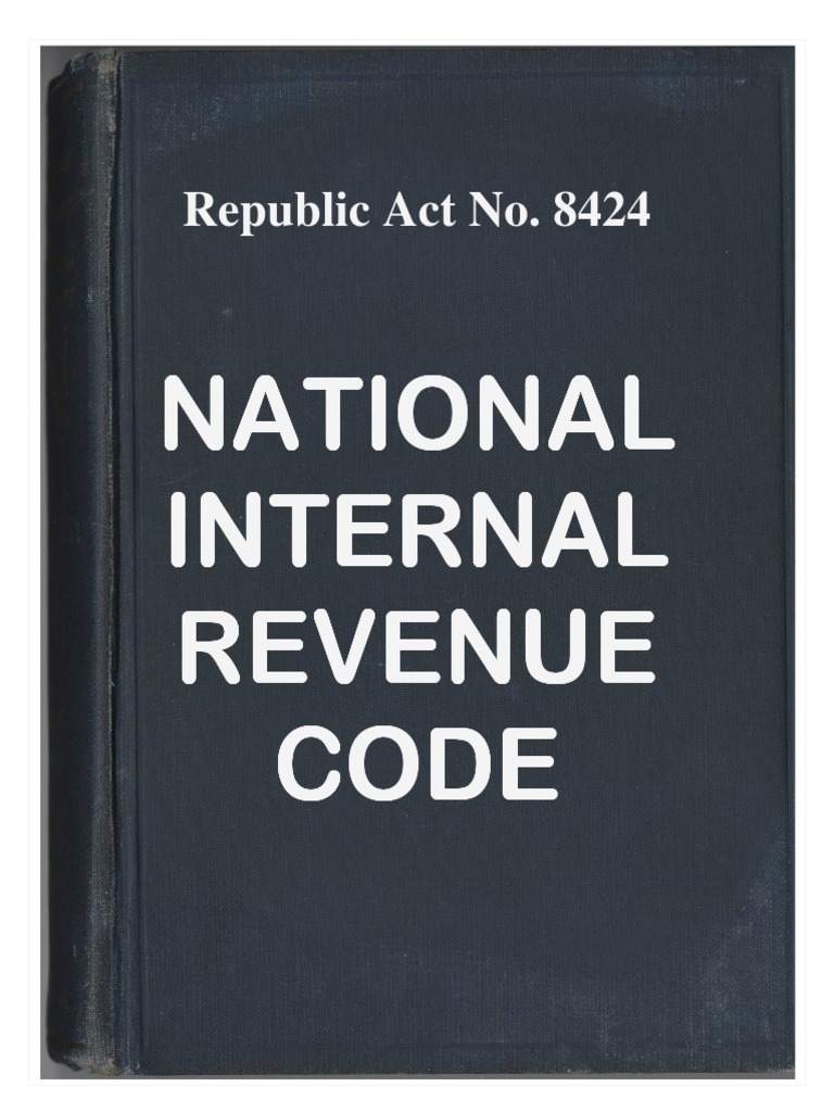 Nirc Tax Code | PDF | Internal Revenue Service | Securities (Finance)