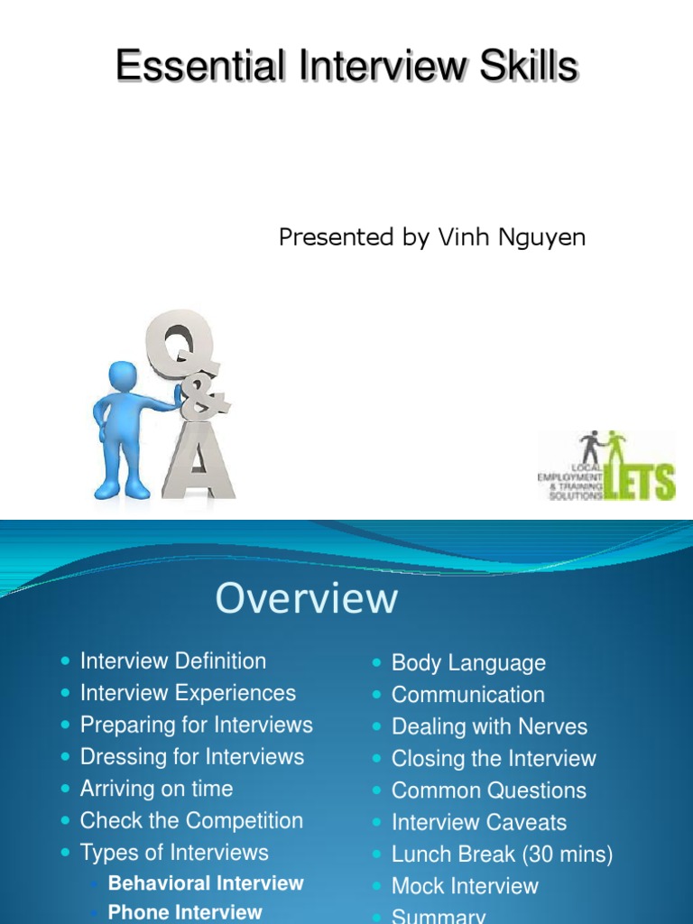 Essential Interview Skills Guide | PDF | Career & Growth