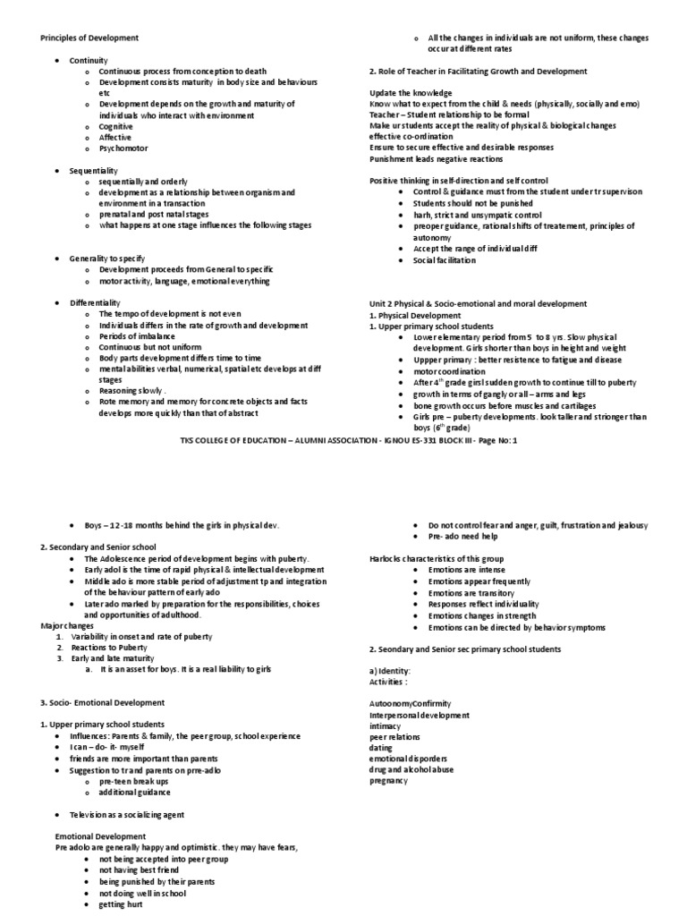 332 Notes | PDF | Puberty | Adolescence