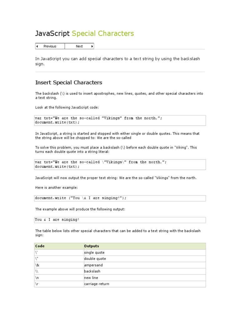 21 Special Characters | PDF | Language Arts & Discipline | Teaching ...