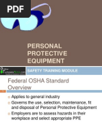 PPE Slide Presentation | PDF | Personal Protective Equipment | Workplace
