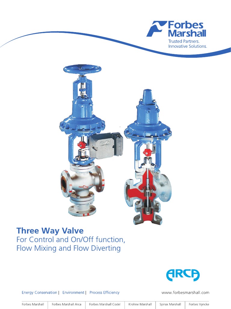 Three Way Valves | PDF | Water Heating | Valve