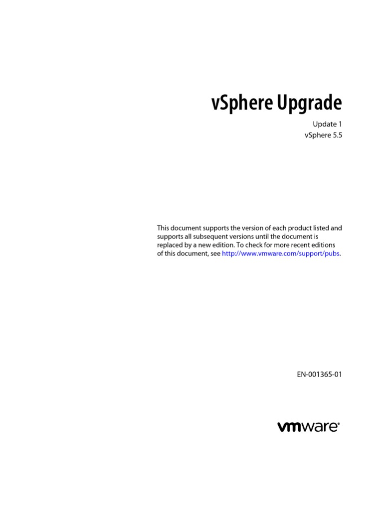 Vsphere Esxi Vcenter Server 551 Upgrade Guide | PDF | Port (Computer ...