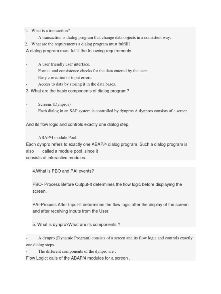 SAP Module Pool | PDF | Control Flow | Parameter (Computer Programming)