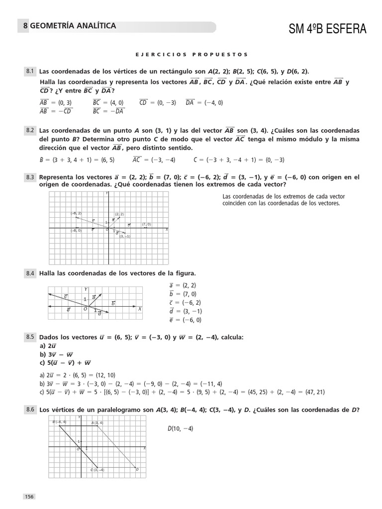 Geometria Analitica - Ejercicios Resueltos