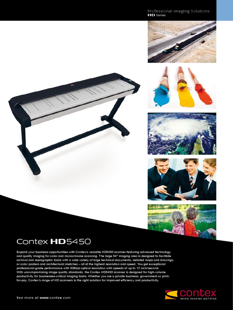 HD5450 Contex Scanner | PDF | Optical Resolution | Image Scanner