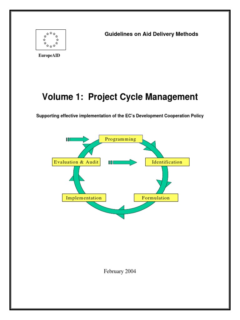 Project Cycle Management Manual 2004 en | PDF | Governance | Good ...