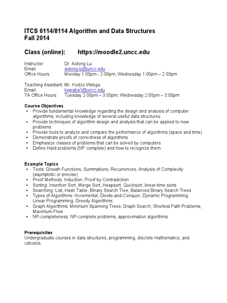 Algorithm Syllabus Pdf Academic Integrity Academic Dishonesty 0284