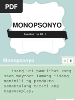 Monopsonyo | PDF