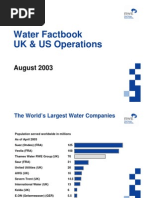 A4 The Uk Water Industry Map | PDF | Companies | Water Supply And ...