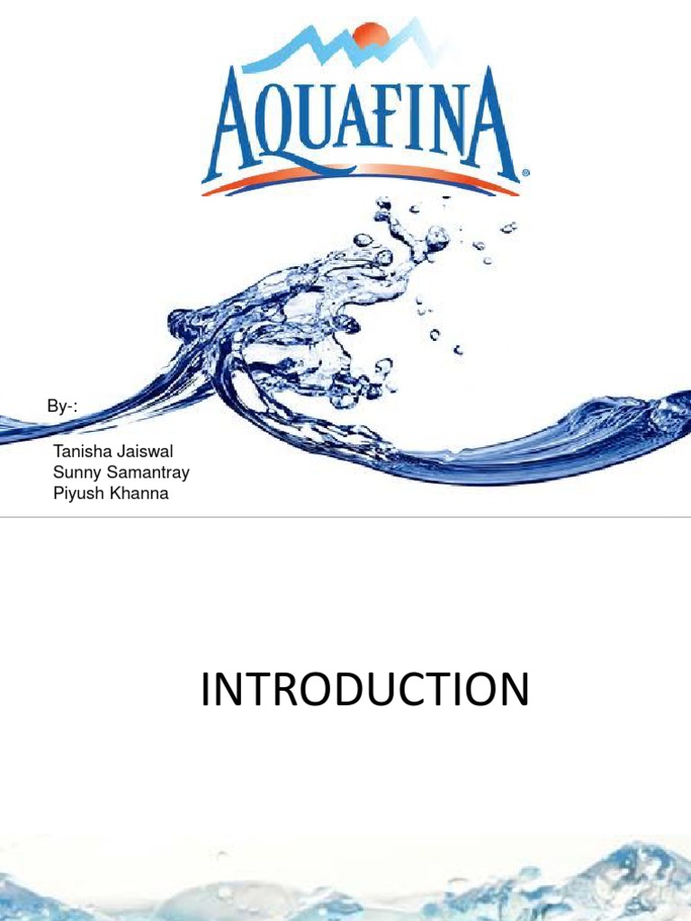 Aquafina | PDF | Pepsi Co | Advertising