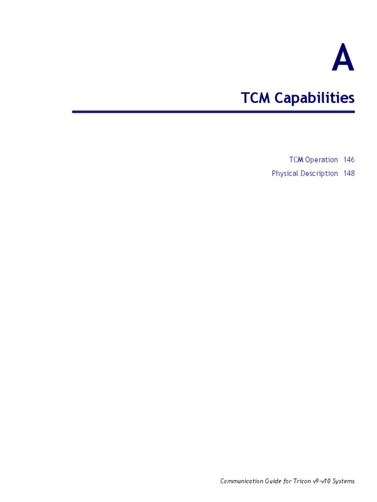 Triconex TCM Module Info | PDF | Port (Computer Networking) | Computer ...