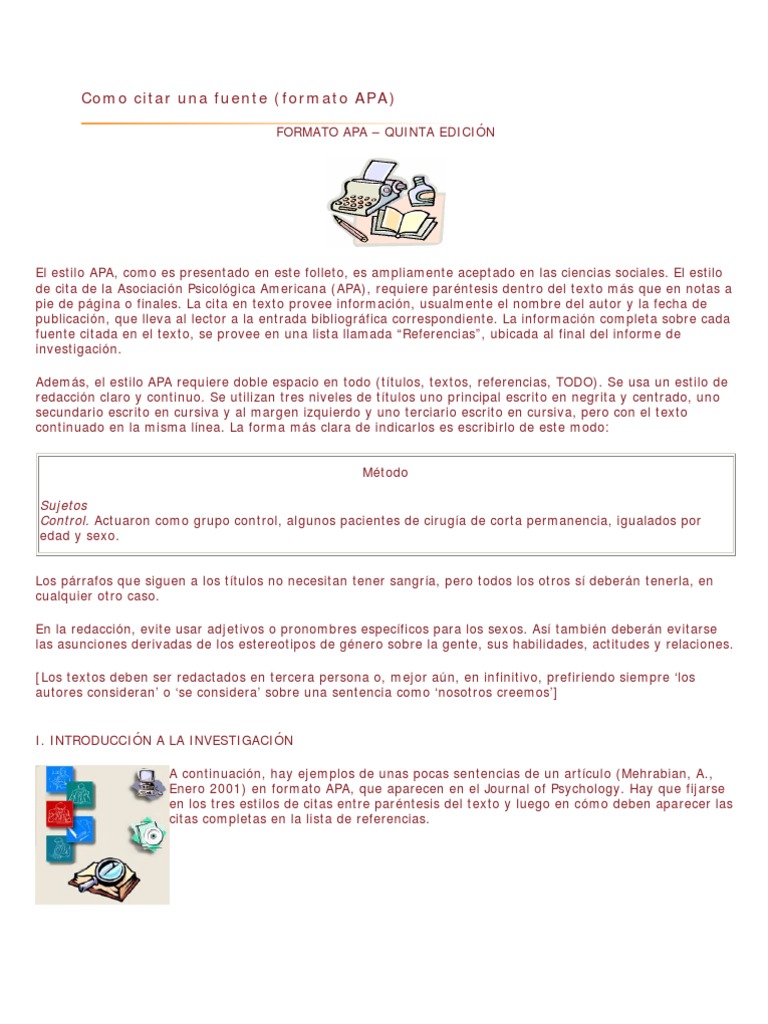 Formato Apa | PDF | Ficción general