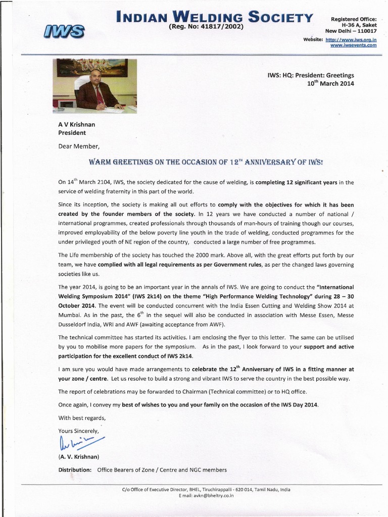 President's Message | PDF