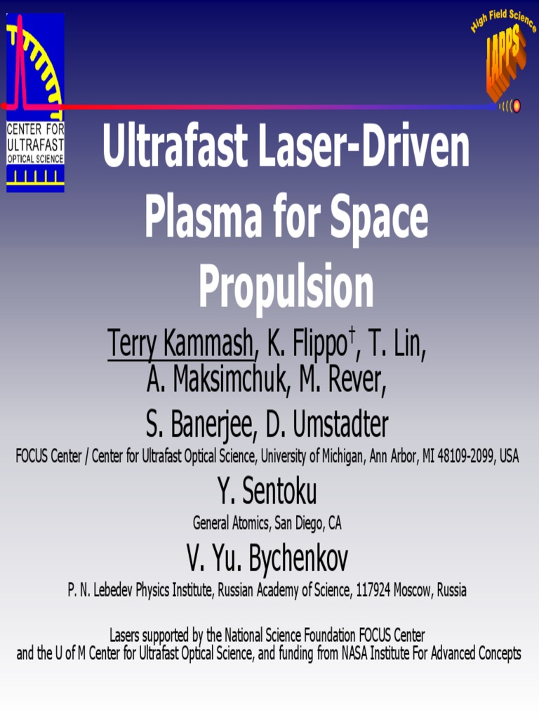 Laser Driven Plasma | PDF | Particle Accelerator | Electron