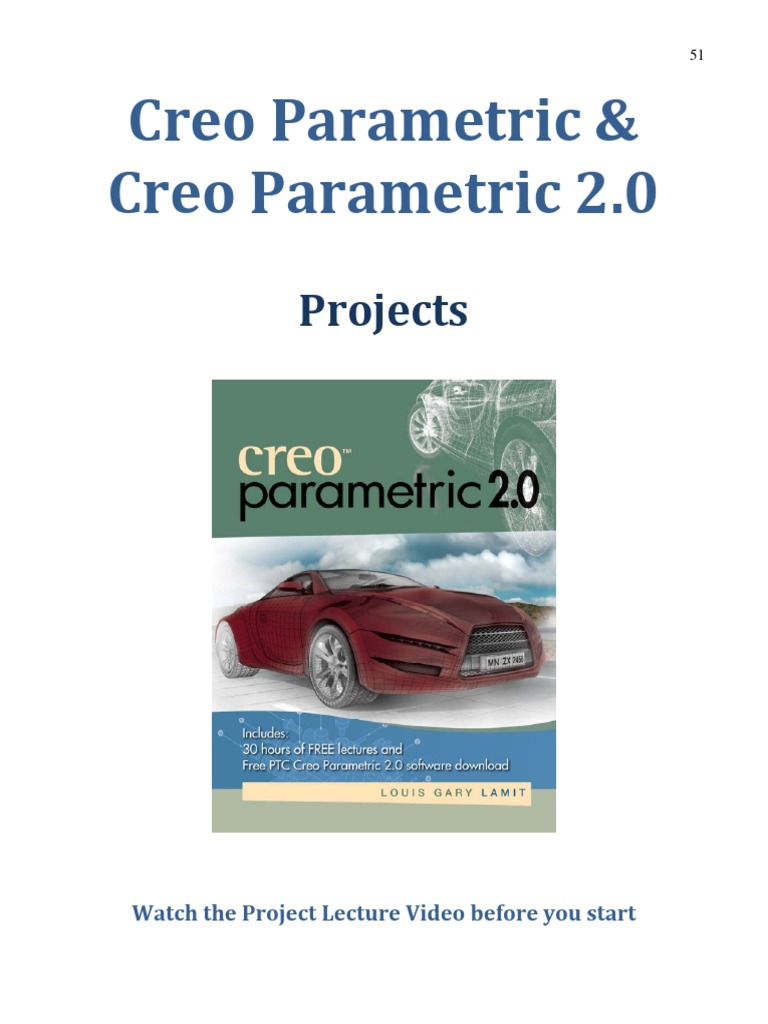 CREO 2-0 Projects Download | PDF | Machining | Drawing