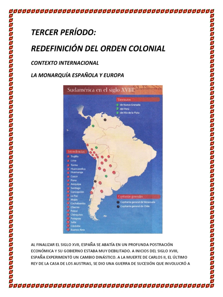 Redefinición Del Orden Colonial | PDF