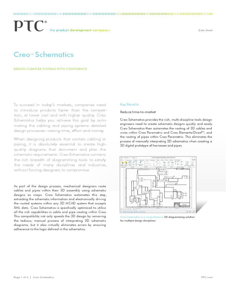 PTC Creo Schematics | PDF | 3 D Computer Graphics | Routing
