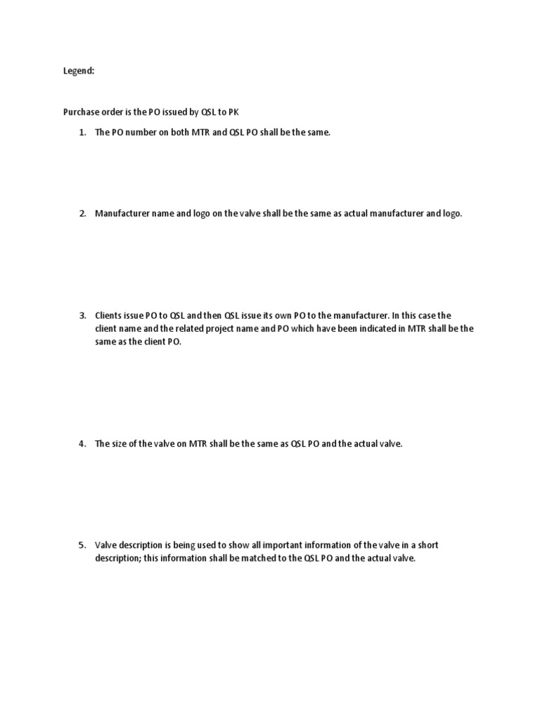 ITP Legend | PDF | Valve | Pipe (Fluid Conveyance)