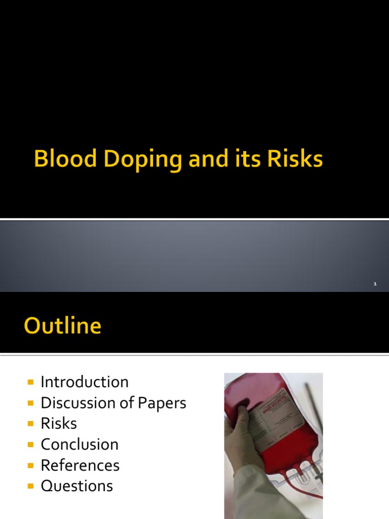 Blood Doping PPT Presentation | PDF | Blood | Physiology