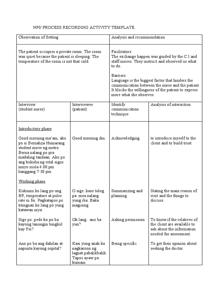 NPI 3rd Yr | PDF | Medicine | Human Communication