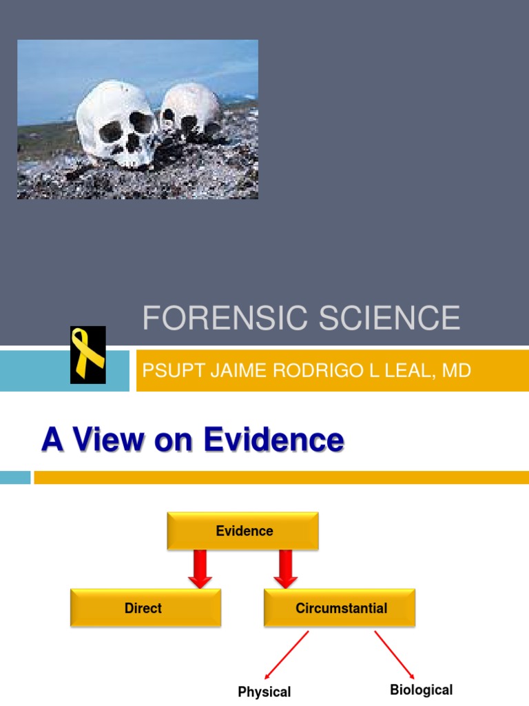 Forensic Science and Evidence Analysis | PDF | Forensic Science ...