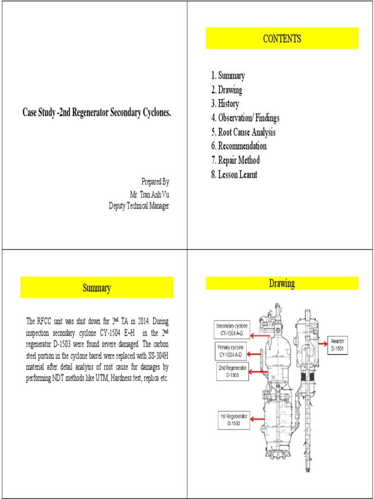 BSR Inspection Case Study - Cyclone | PDF | Corrosion | Steel
