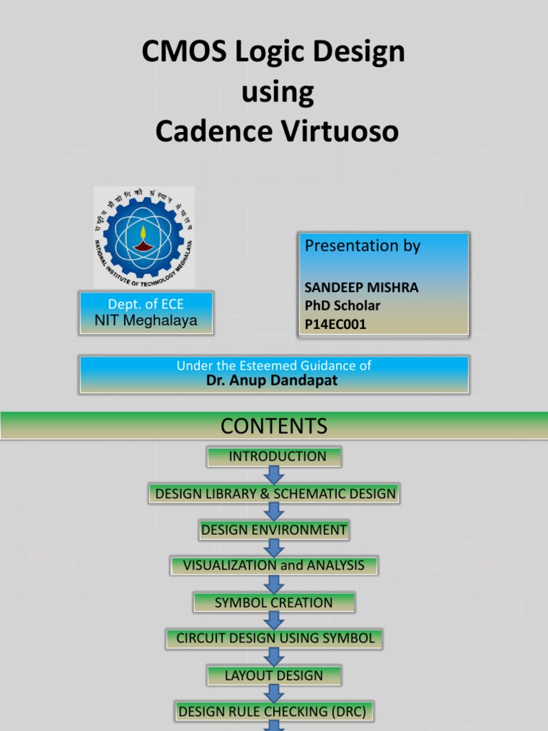 CMOS Logic Design Using Cadence Virtuoso | PDF | Circuit Design | Electronic Circuits