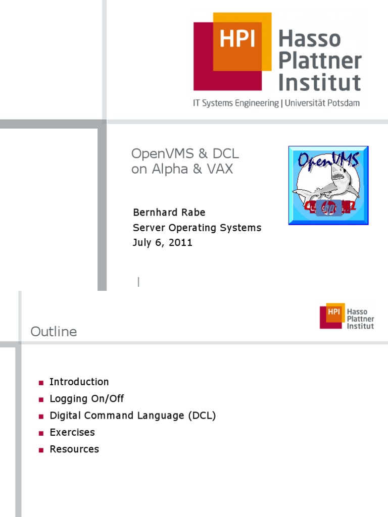 Openvms DCL | PDF | Command Line Interface | Computer Programming