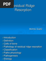 Residual Ridge Resorption | PDF | Dental Implant | Bone