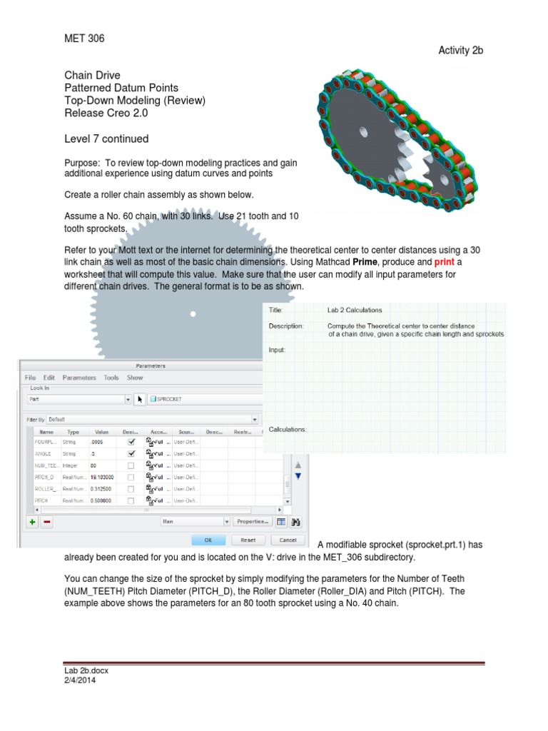 Chain Drive Patterned Datum Points Top-Down Modeling (Review) Release ...