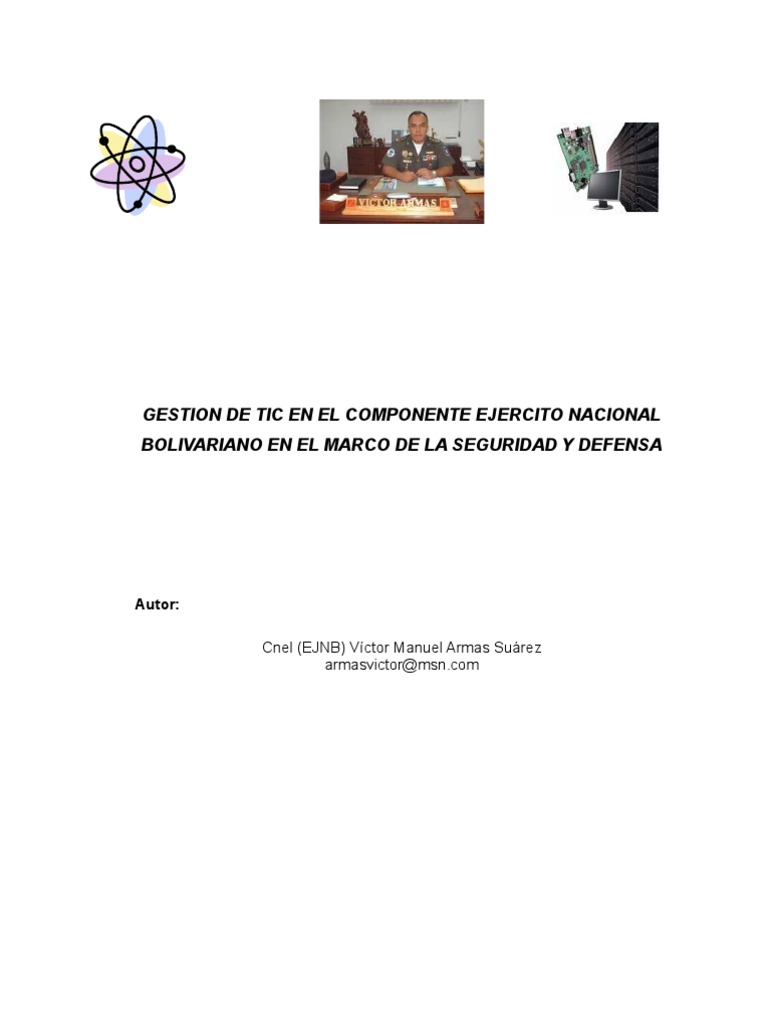 LAS TICs Y LA SEGURIDAD Y DEFENSA | Descargar gratis PDF | Tecnología ...