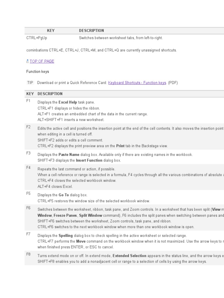 Top of Page: KEY Description | PDF