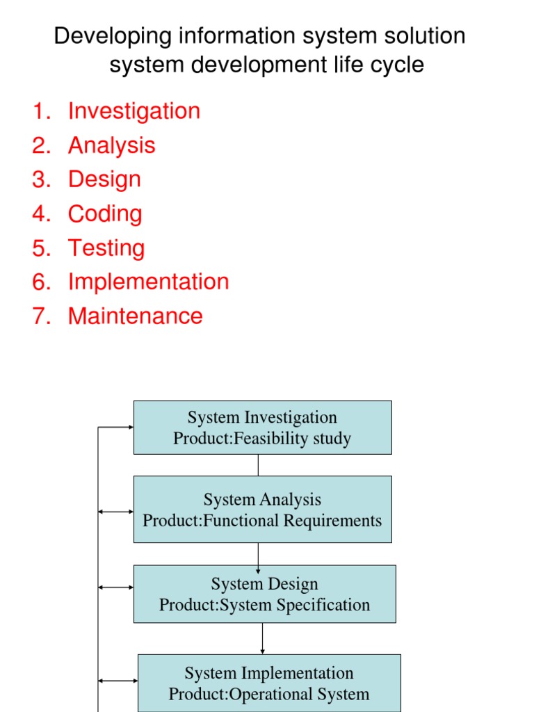 Developing Information System Solution | PDF | Feasibility Study | Information System