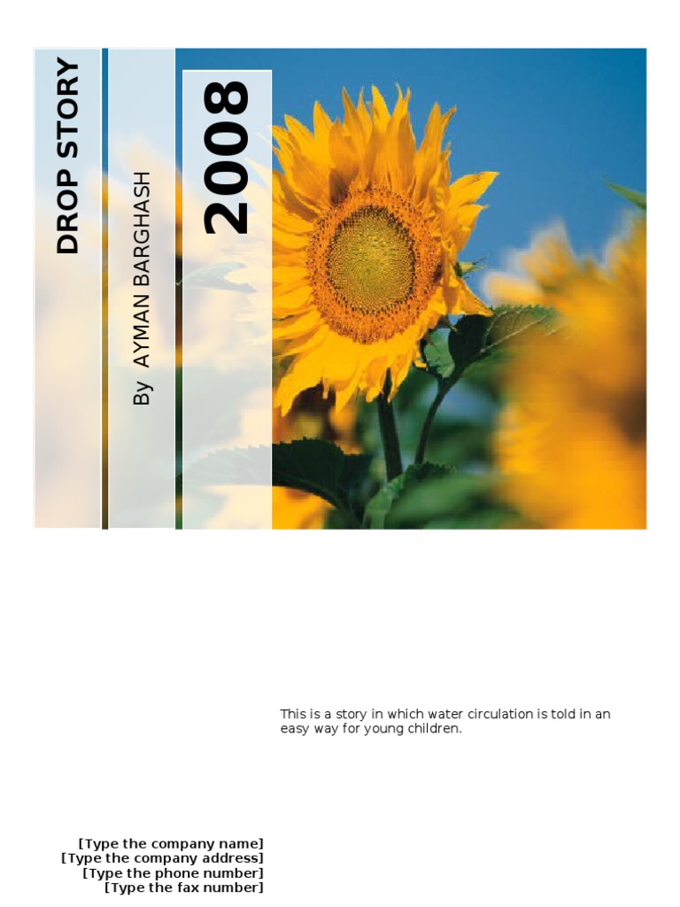 A Drop Story | PDF | Rain | Water