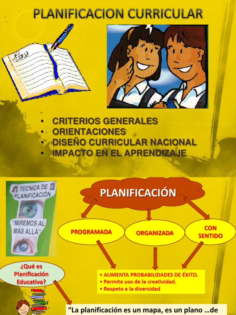 Planificacion Curricular DCN | PDF | Plan de estudios | Planificación