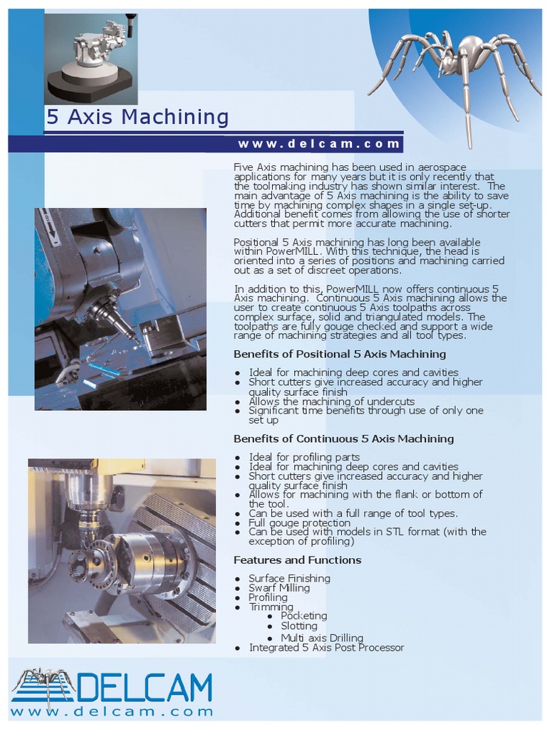 Benefits of Positional 5 Axis Machining | PDF | Machining | Drilling