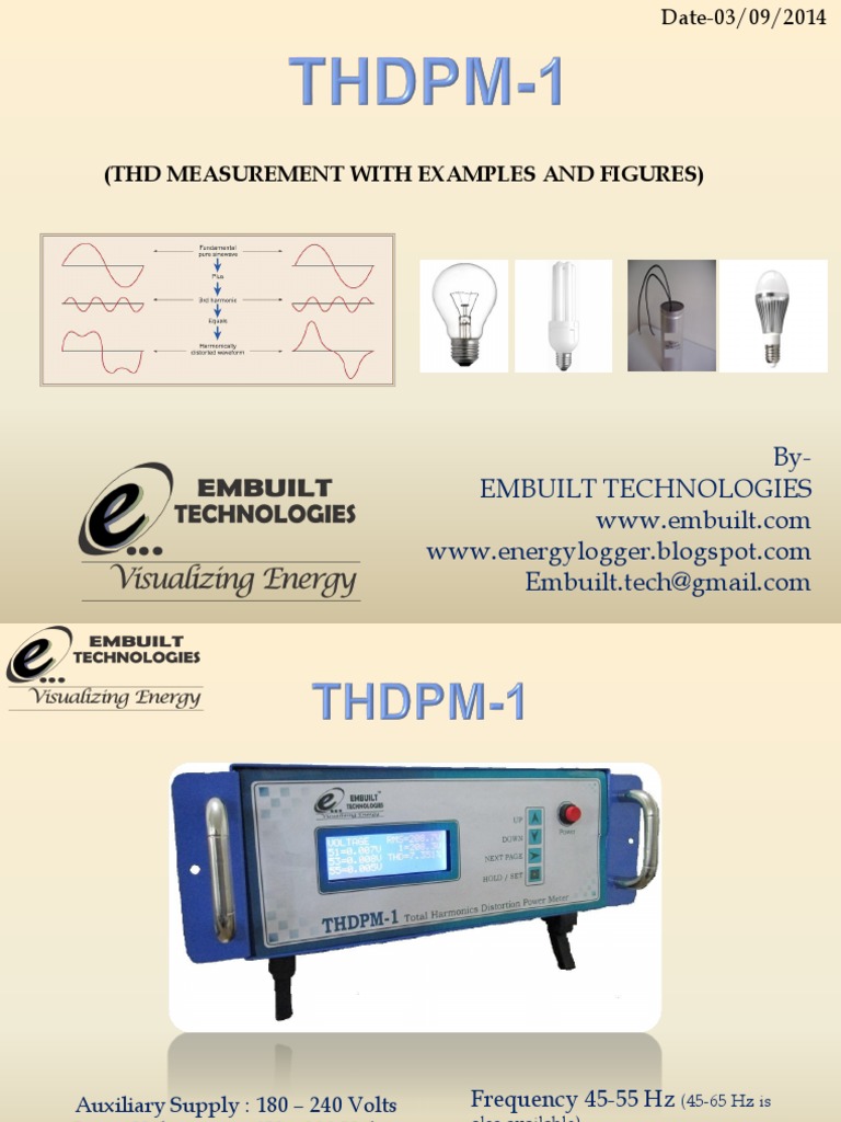 (THD Measurement With Examples and Figures) : By-Embuilt Technologies ...